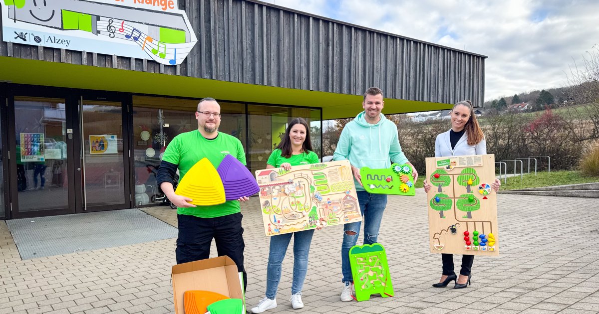 Neue Motorikspiele für die Kita „Haus der Klänge“ | Stadt Alzey